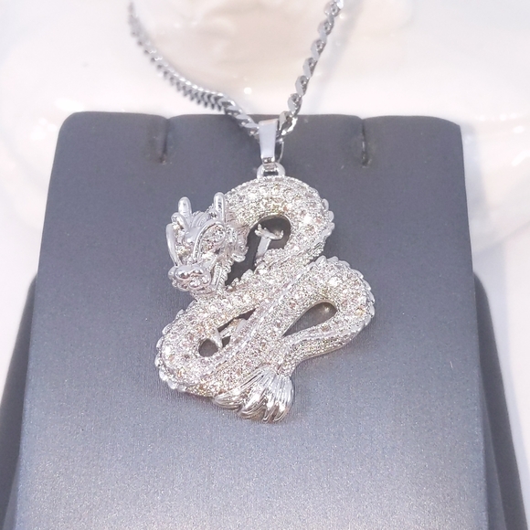 Accessories | 925 Silver Plated Chinese Dragon Pendant | Poshmark